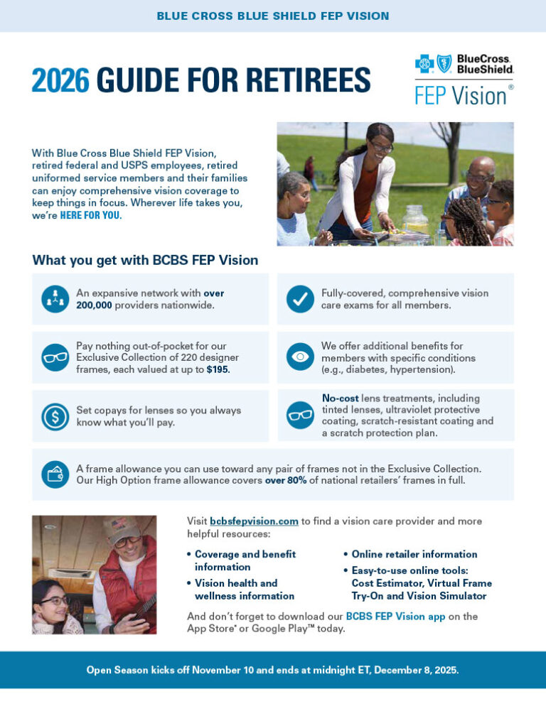 Benefit Info and Pricing - BCBS FEP Vision